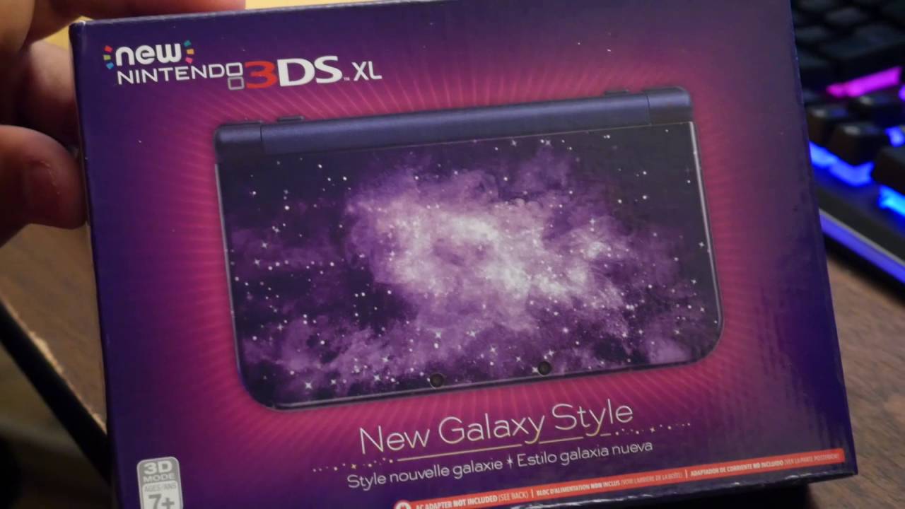 Galaxy Themed New 3DS XL Unboxing - YouTube