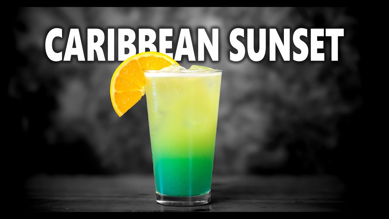 How To Make The Caribbean Sunset Cocktail | Booze On The Rocks - YouTube