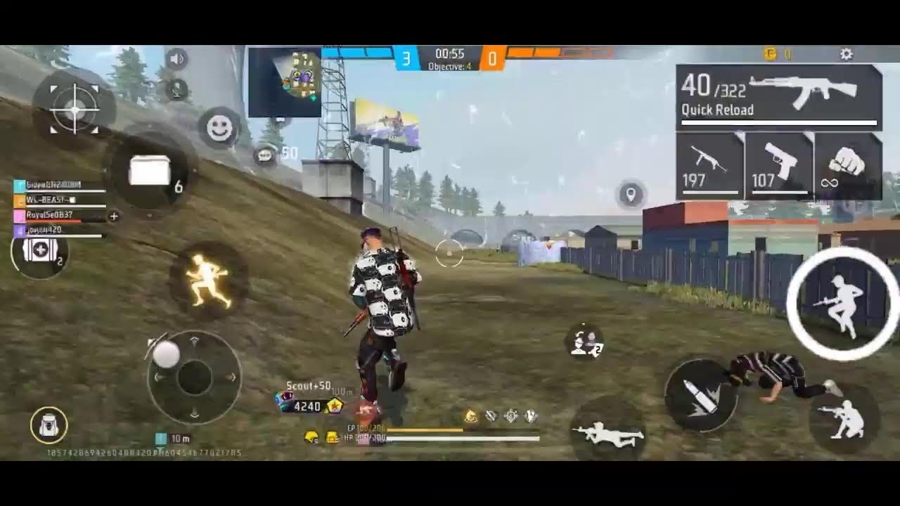 FREE FIRE BR PUSH - YouTube