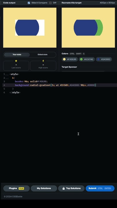 14 11 2024 Css Battle Daily Challenge 100 Match Css Html Cssbattle Shorts Battles4u