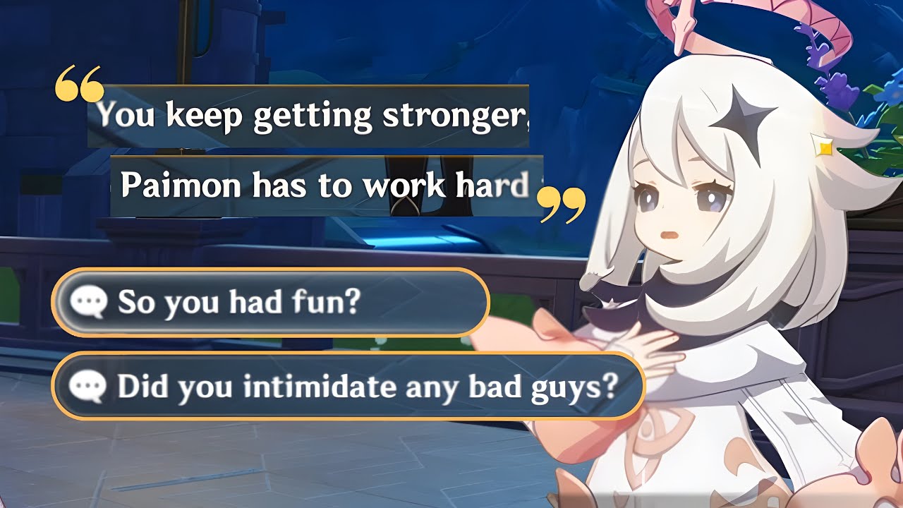 Hidden/Extra Paimon Dialogue (Alternate Options) - Tracing Vanishing ...