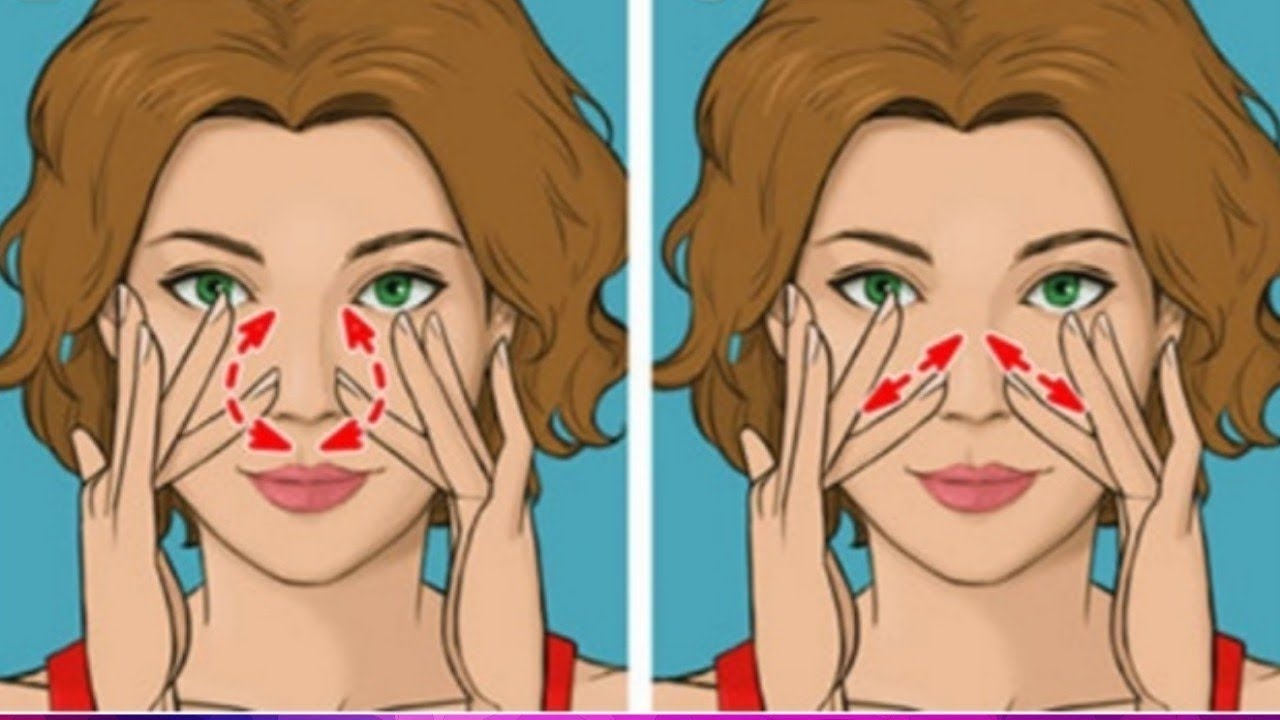 Some solutions to beautify the nose with massage at home - YouTube