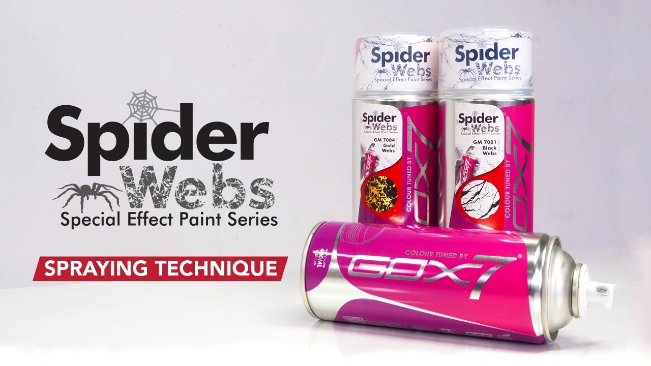 SpiderWebs Special Effect: Spraying Technique - YouTube