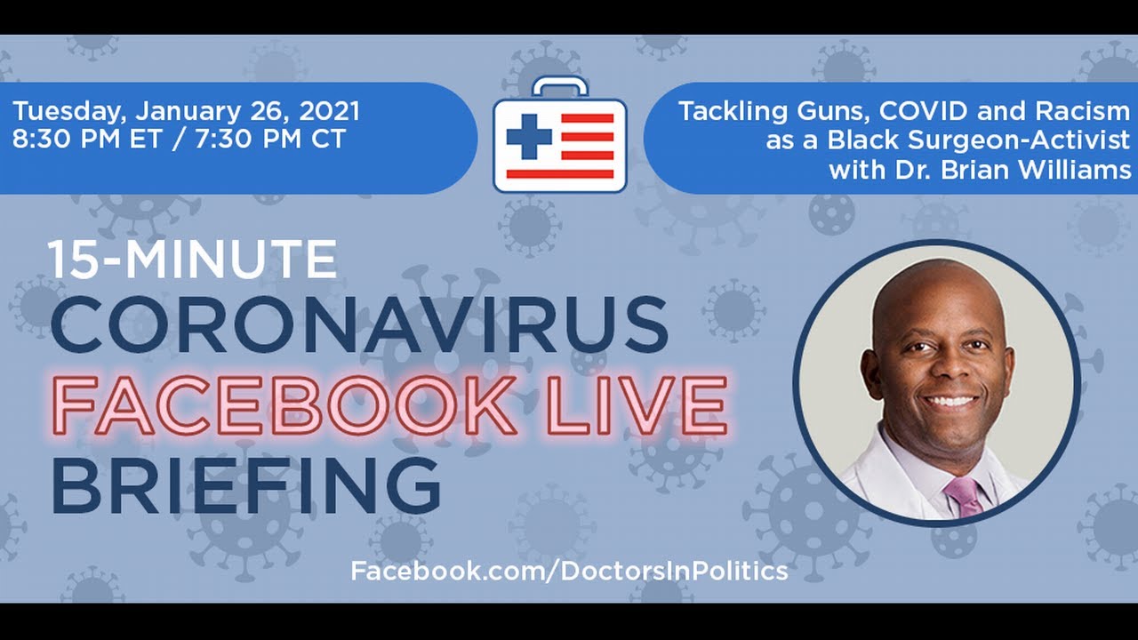 Tuesday Talk with Dr. Brian Williams, MD as he shares us his life as a ...