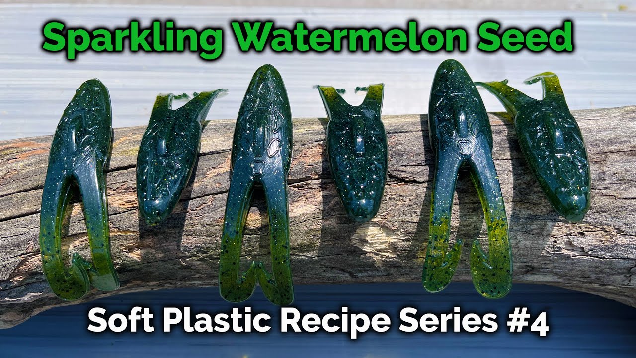 Watermelon Seed Sparkle - Soft Plastic Baits Recipe - New Angling AI ...