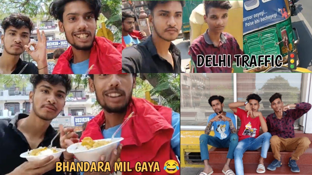PART - 1 ROAD PR BHANDARA MIL GYA 😂|| DELHI KA TRAFFIC 🥵 || APX - YouTube