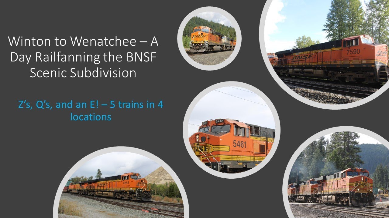 Winton to Wenatchee - Railfanning the BNSF Scenic Subdivision - YouTube