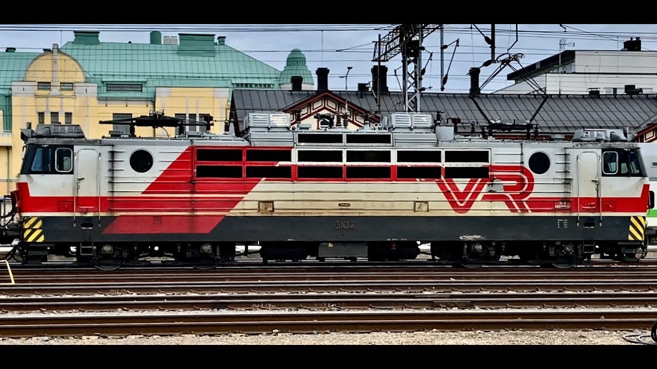 JUNIA MAALISKUUN LOPUSSA OSA 2 TRAINS IN LATE MARCH PART 2 KOKKOLA CITY ...