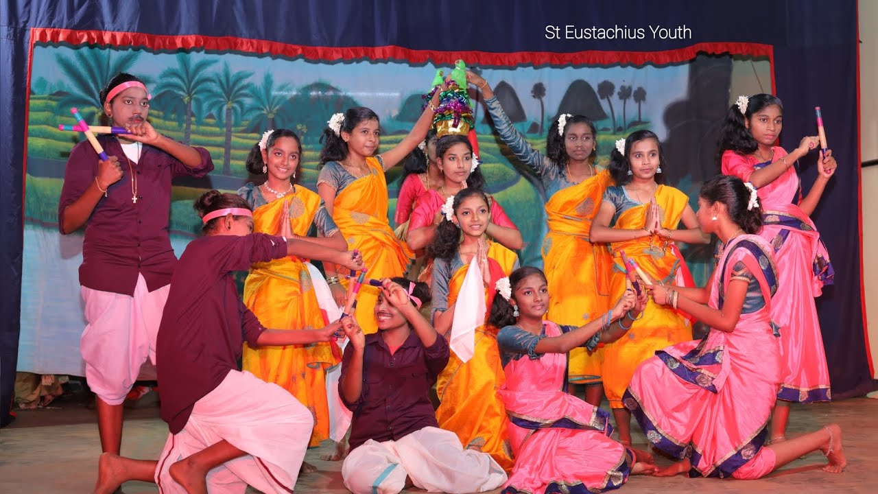 kathambam folk dance by St Eustachius Church Youth 2023😍 - YouTube