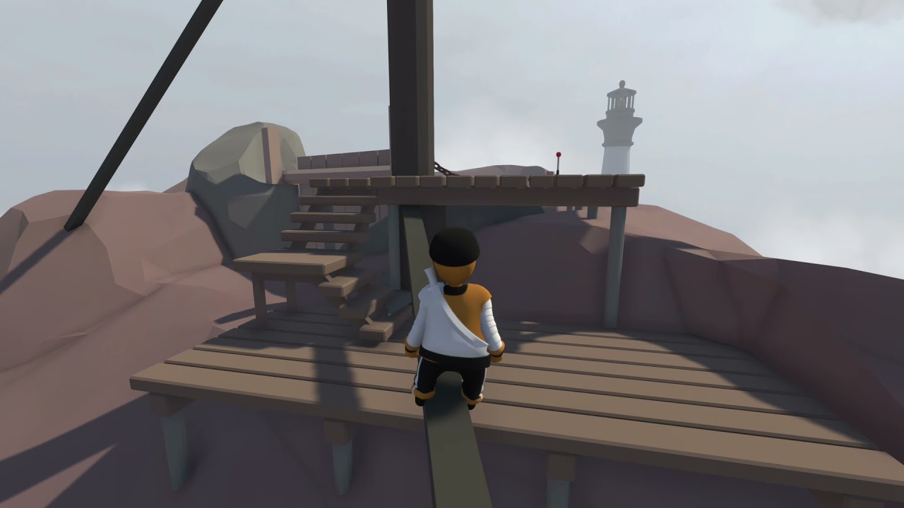 A small shortcut on Water level | Human Fall Flat - YouTube