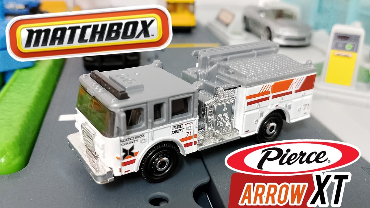 Matchbox Basics 2025 | Pierce Arrow XT Fire Engine Review - YouTube