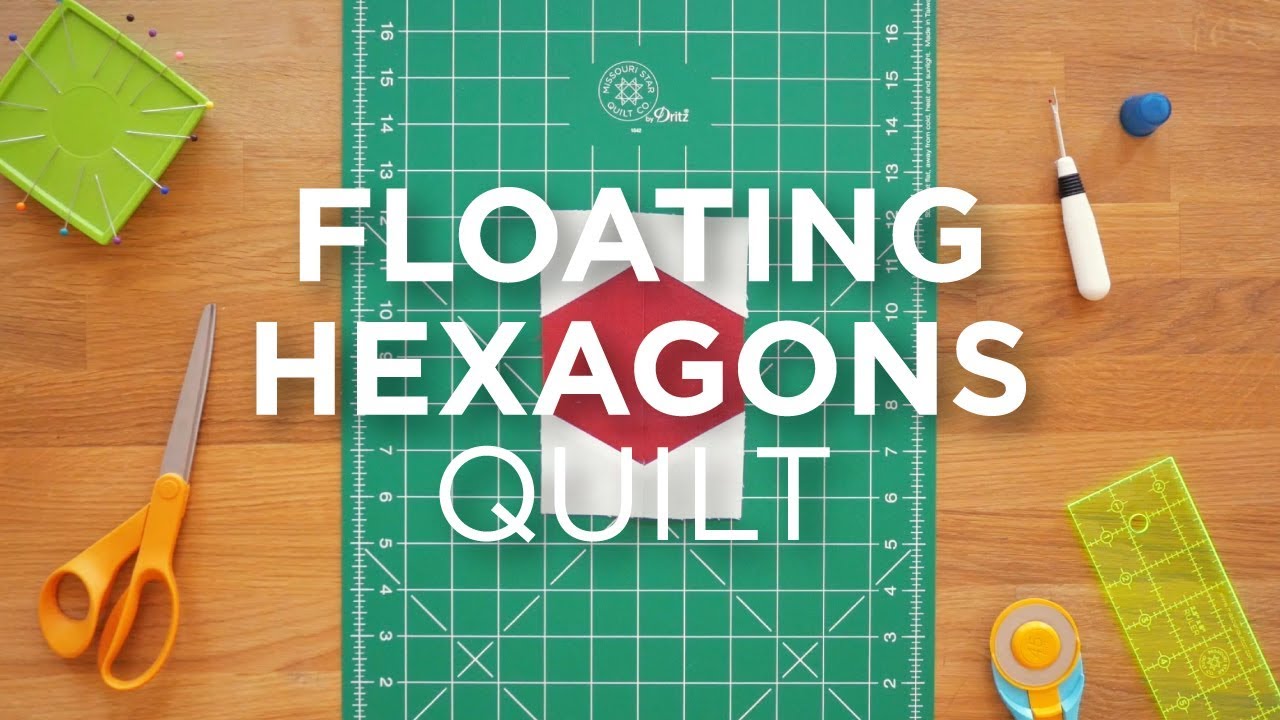 Quilt Snips Mini Tutorial - Floating Hexagons - YouTube