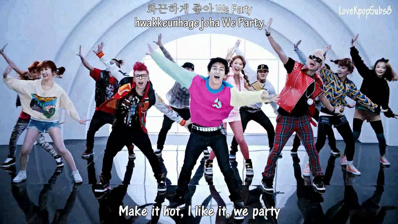 WE - Party MV [English subs + Romanizaition + Hangul] HD - YouTube
