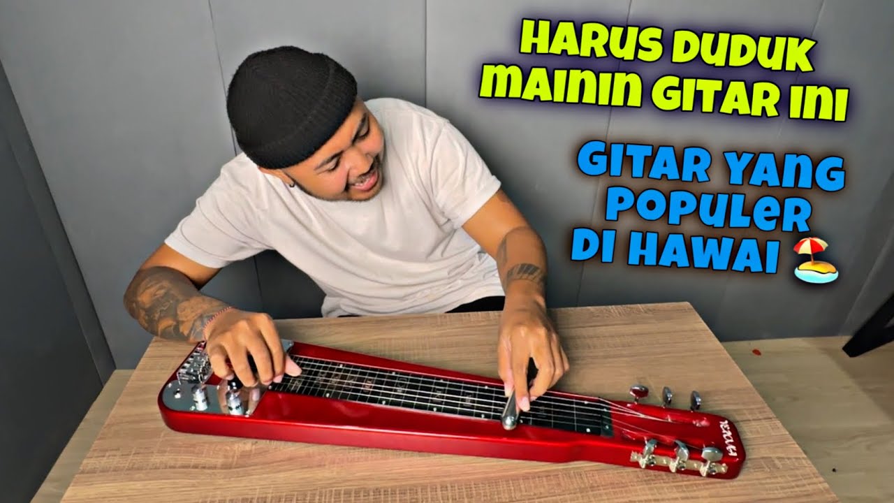 Nyoba Beli Gitar Unik Khas Hawaii! Bunyinya Kaya Gitar Di SPONGEBOB ...