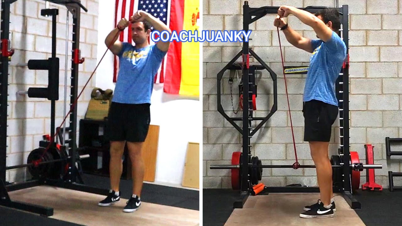 STANDING BANDED DIAGONAL CHOP (LOW BAND) / LEÑADOR DIAGONAL CON BANDA ...