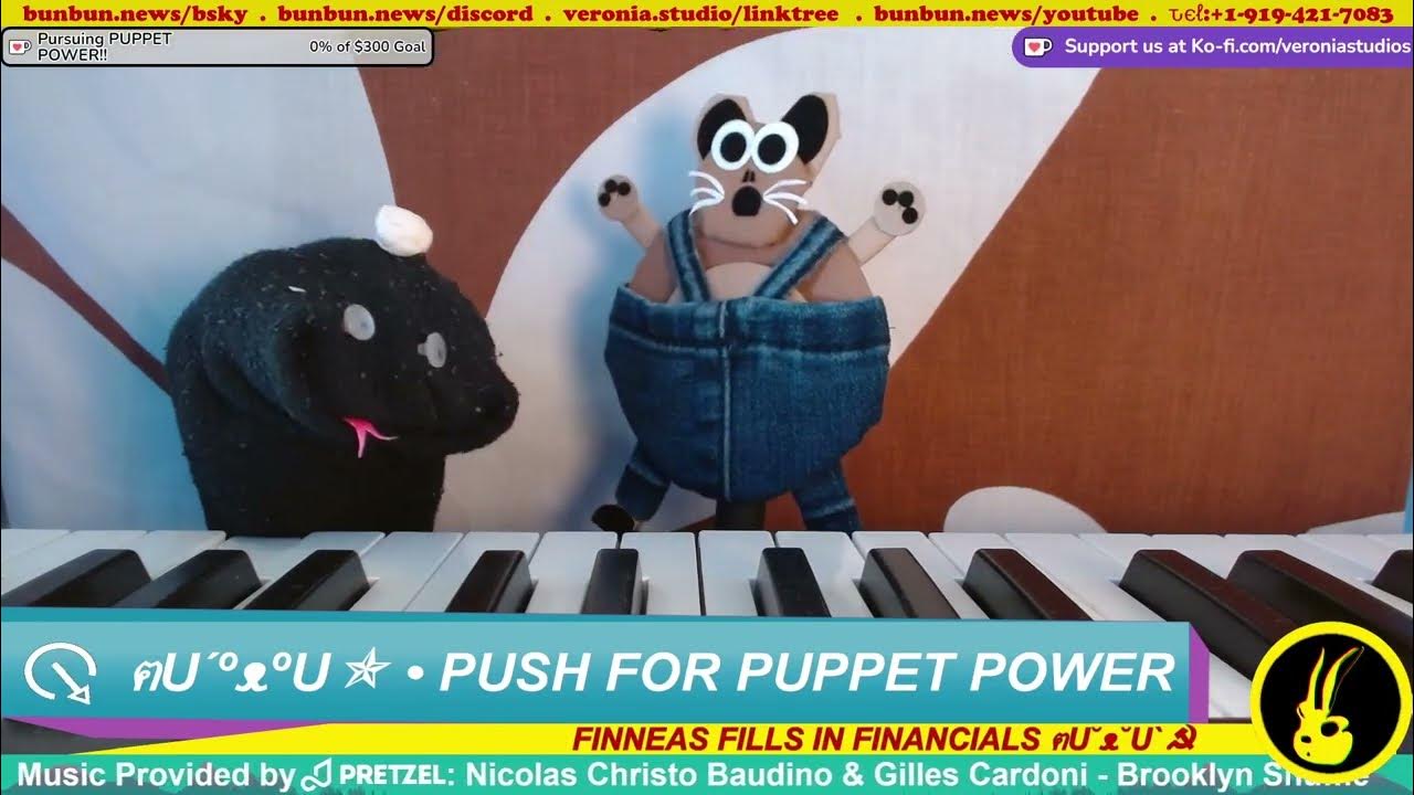 JUST THE GOOD PARTS: ฅU´ºᴥºU • PUSH FOR PUPPET POWER Bun Bun News | FINNEAS FILLS IN FIN - YouTube