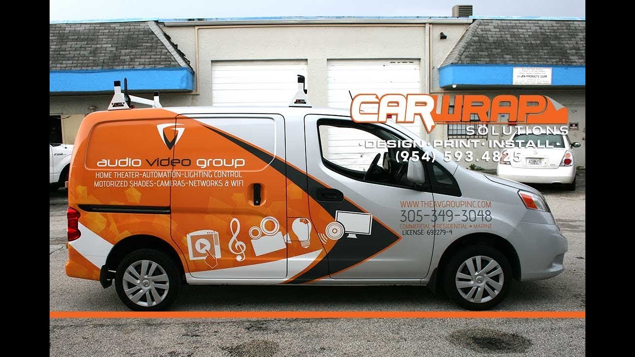 Nissan NV200 Van Graphics Package | Local Audio Visual Car Wrap ...