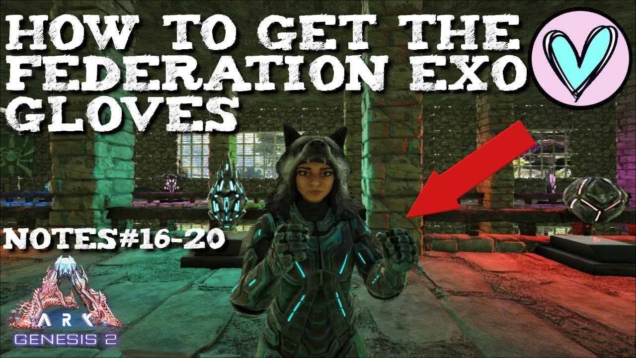HOW TO GET THE FEDERATION EXO GLOVES SKIN- Ark: Genesis 2 Chronicles ...