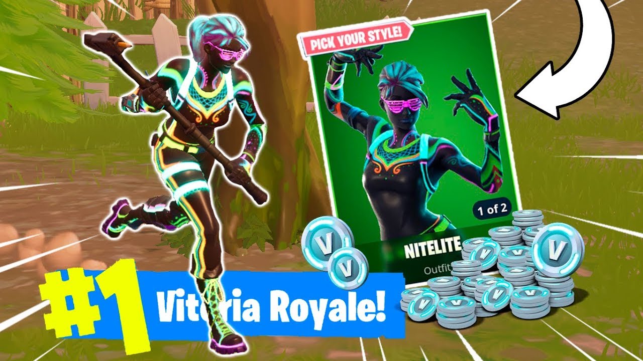 FORTNITE - A NOVA SKIN DE NEON É MUITO LINDA! - YouTube