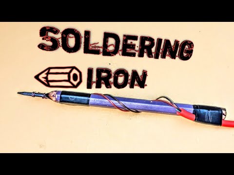How To Make soldering iron at home | Pencil Soldering iron #diy # ...
