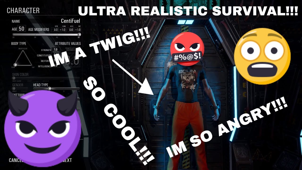 ROBOTS!!! WHY ROBOTS!!! ULTRA REALISTIC SURVIAL!!! SCUM Part 1 (Beta ...