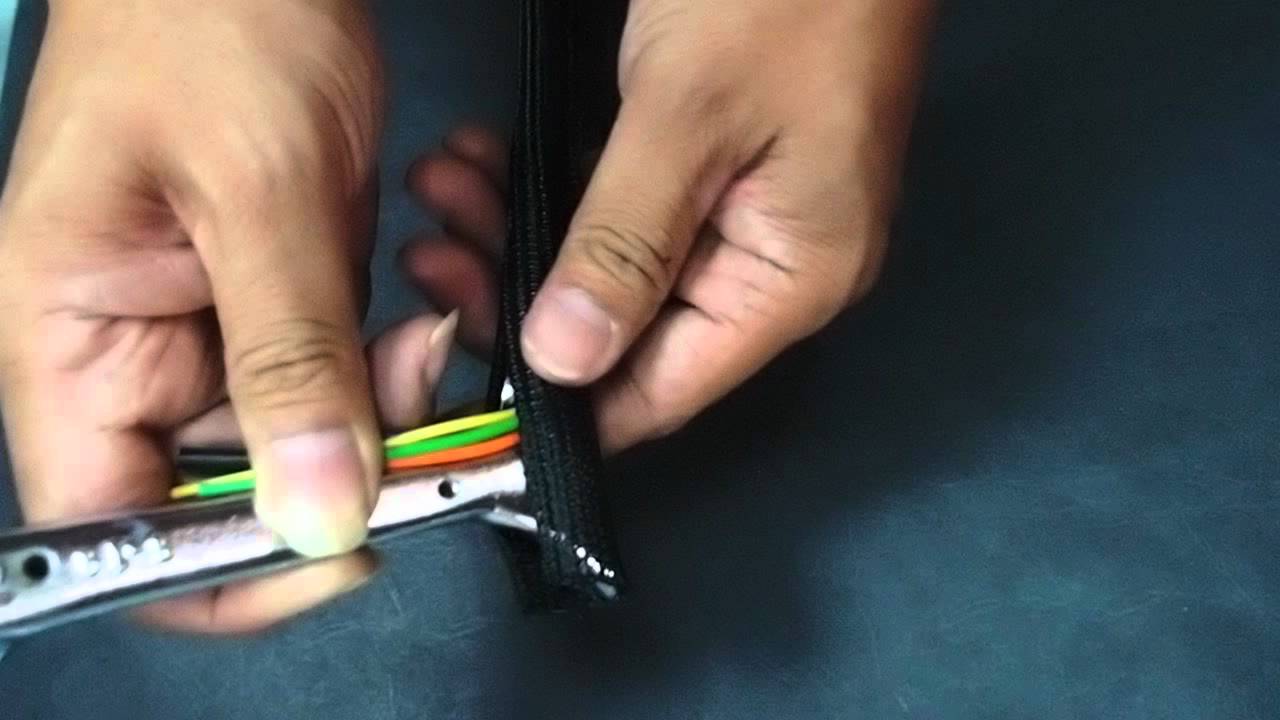 BS-TOOL .Braided Sleeving Installation Tool編織管導線工具.AVI - YouTube