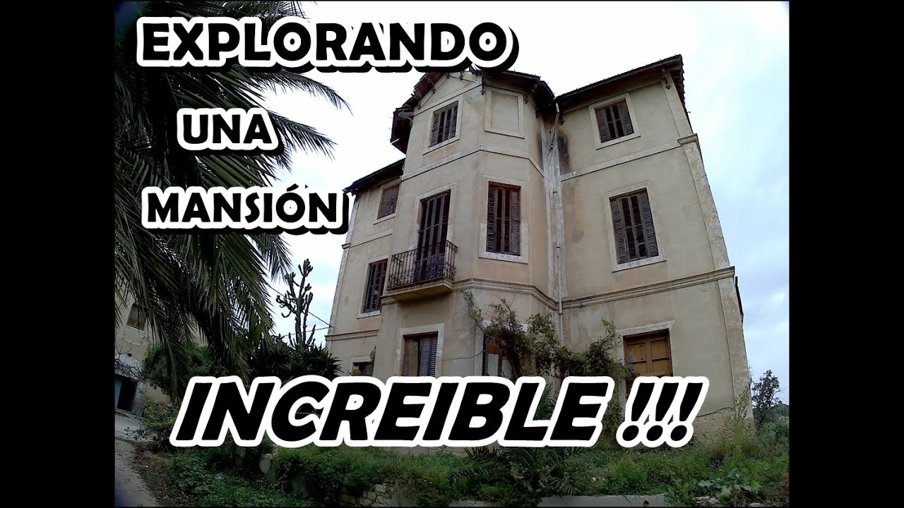 Explorando de NOCHE... una MANSIÓN...increible!!! - YouTube