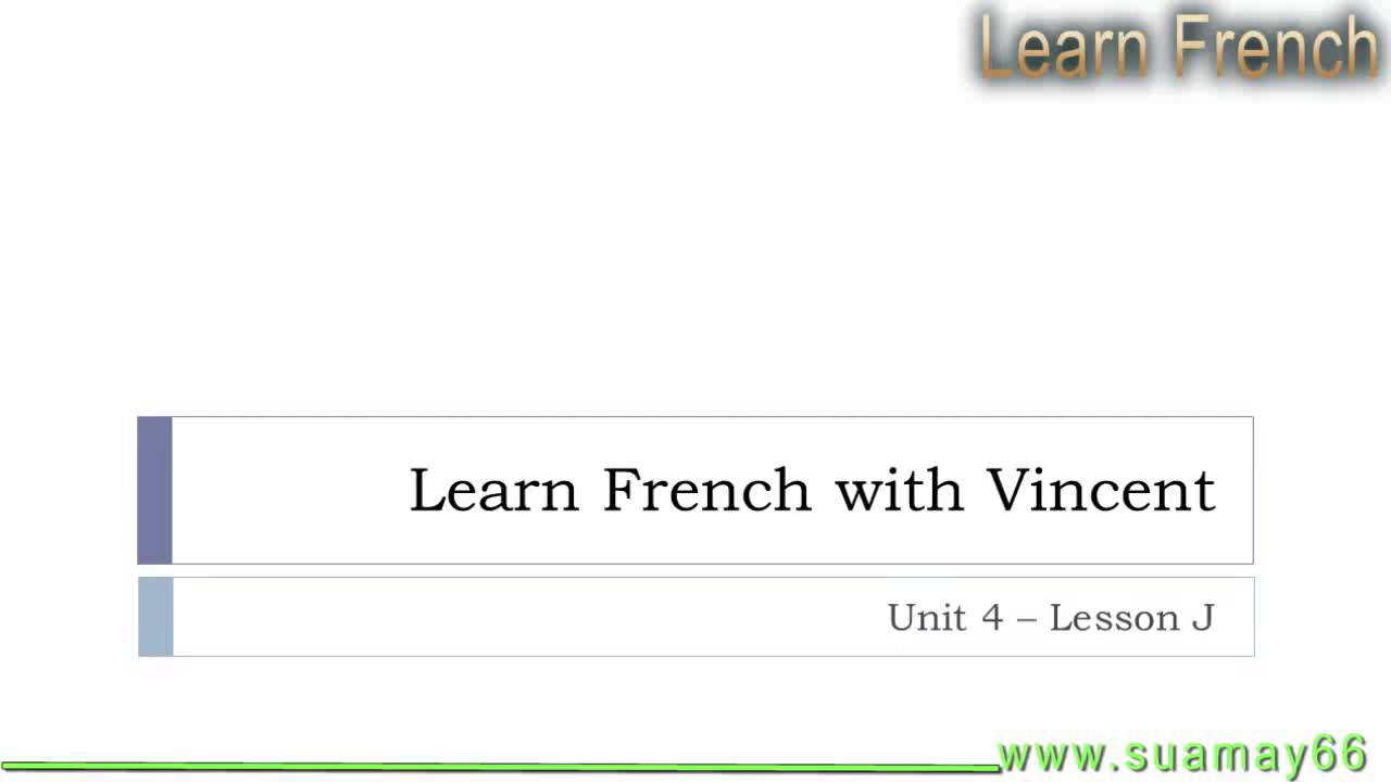 Learn French Deux clip73 - YouTube