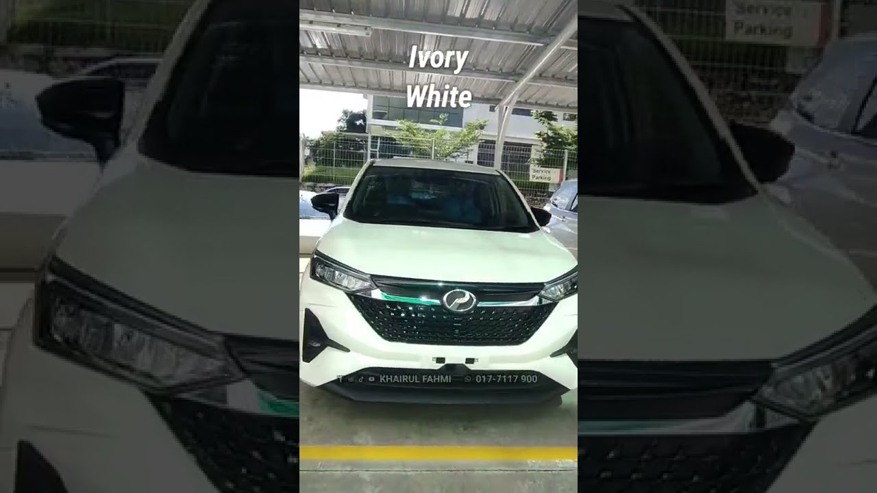 Perodua Alza 2022. Belanja warna Ivory White spec AV. - YouTube