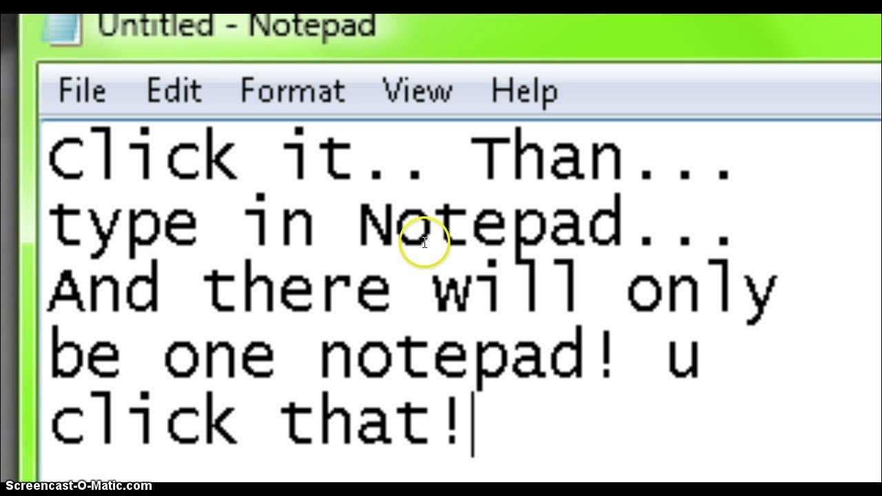 how to get untitled notepad - YouTube