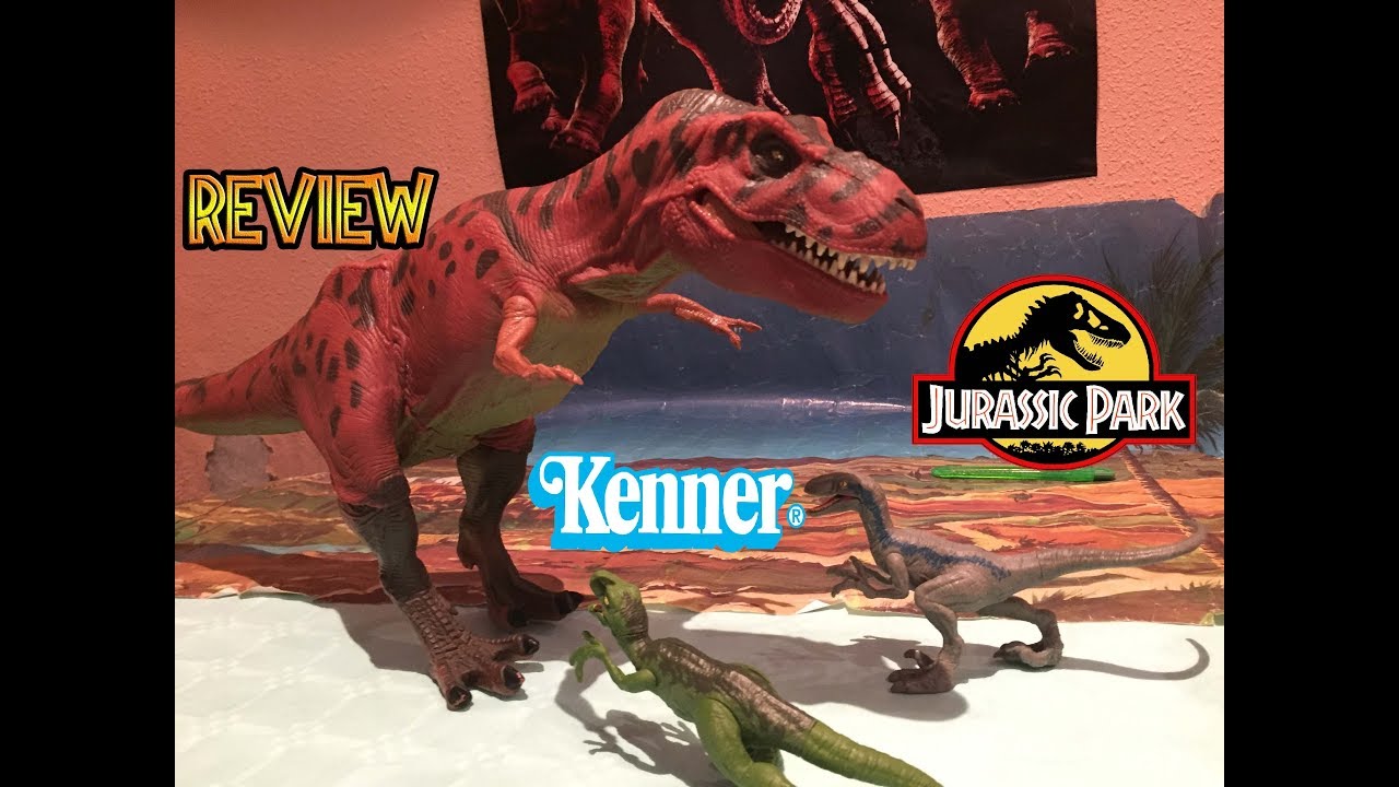 REVIEW TYRANNOSAURUS REX DINOSAURIOS SERIES 1 JURASSIC PARK! // KENNER ...