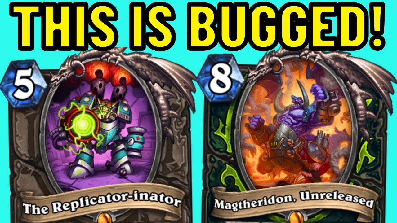 The Replicator-inator has been BANNED from Hearthstone??? - YouTube