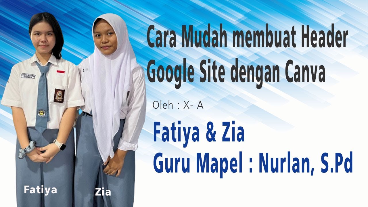 Cara mudah buat header web dengan Canva - YouTube