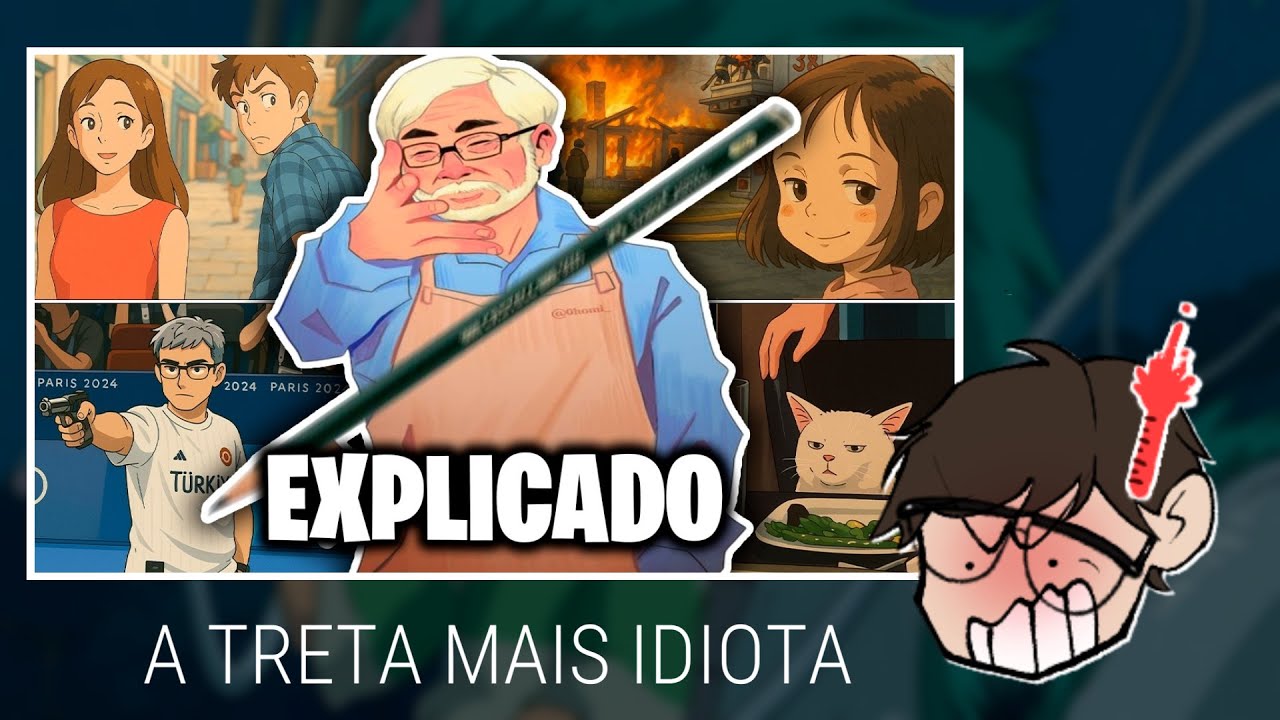 REACT - A Nova Trend de IA Que Transformou Tudo em Studio Ghibli Gerou Polêmicas (Nukerz) - YouTube