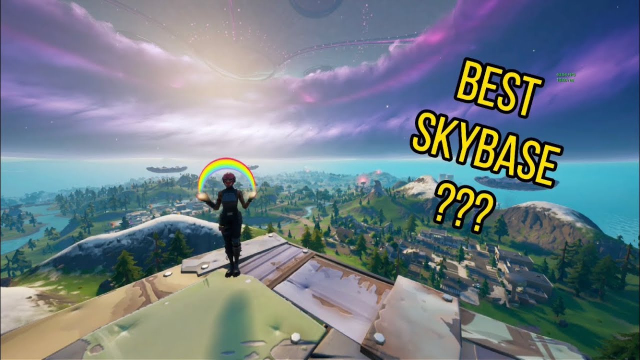 I made the BEST SKY BASE EVER!! (bad idea) - YouTube