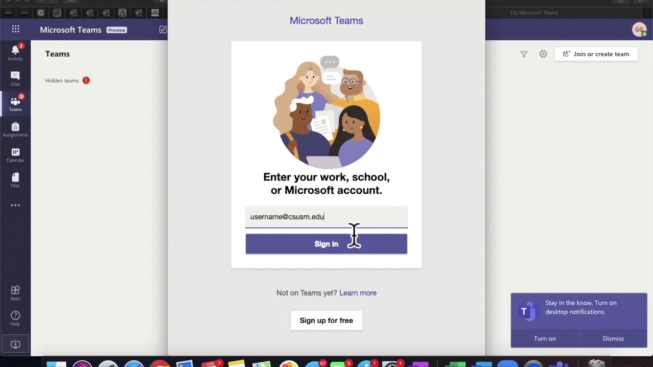 Accessing Microsoft Teams for Academic Advising - YouTube