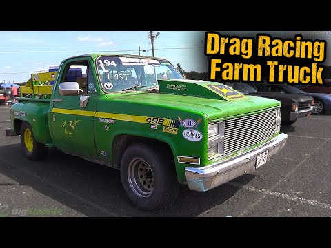 Real Life Drag Racing FarmTruck Steals the Show - Must See Story - YouTube