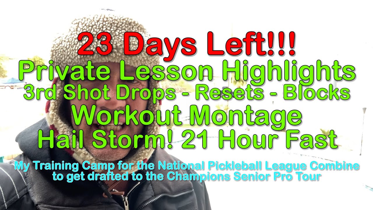 23 Days Left! Lesson on 3rd Shot Drop, Resets and Blocks - Workout ...