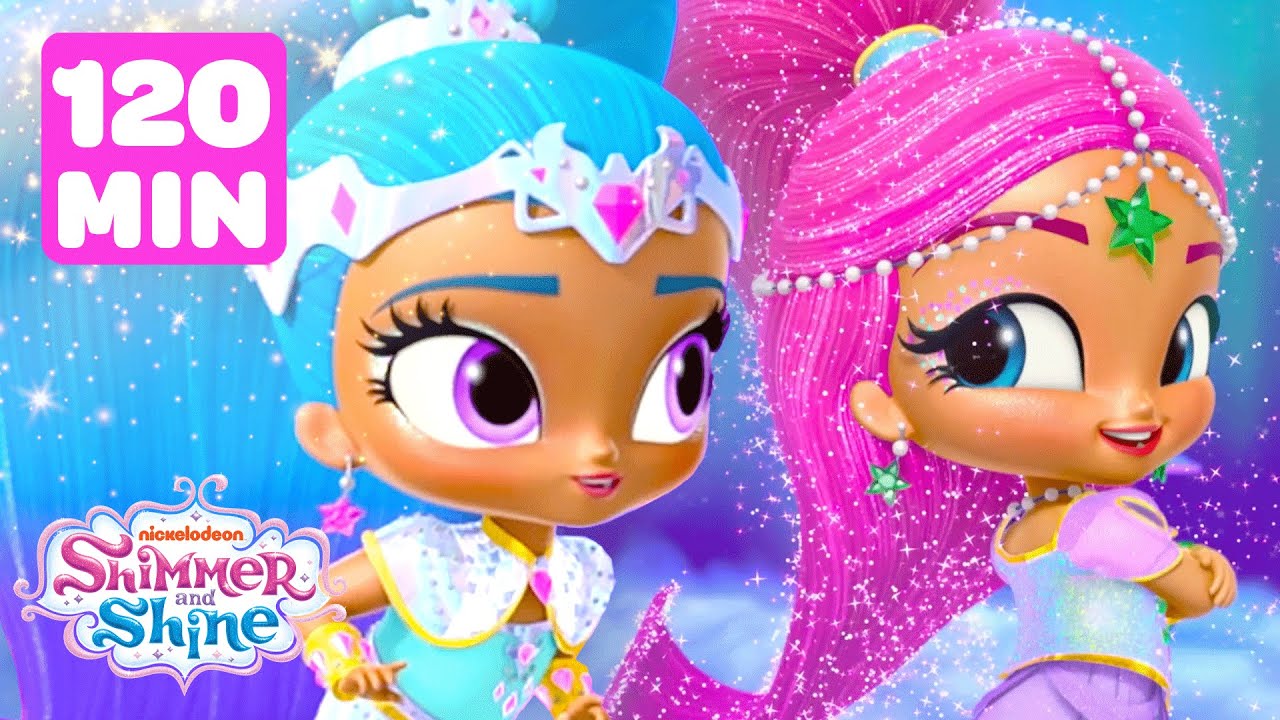Shimmer and Shine Find Glitter Stars & Rescue Unicorns! | 2 Hour Compilation | Shimmer and Shine ...