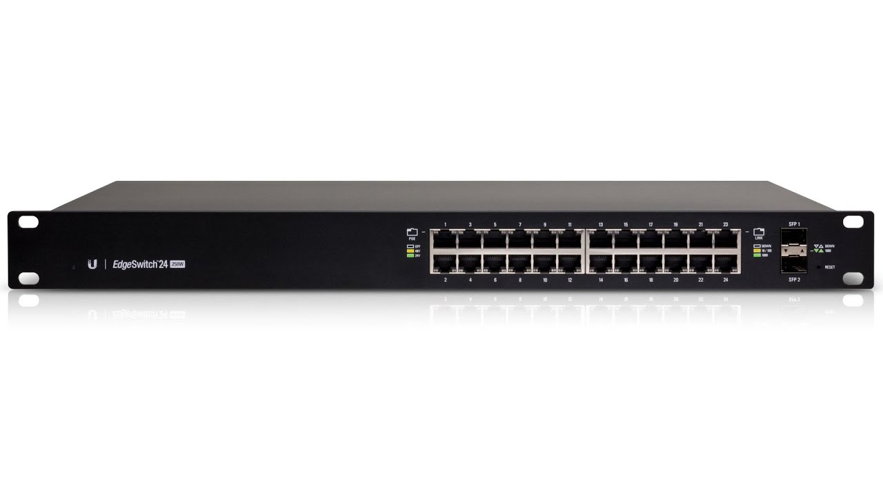 Ubiquiti EdgeSwitch 24 250W (ES-24-250W) QUICK UNBOXING ...