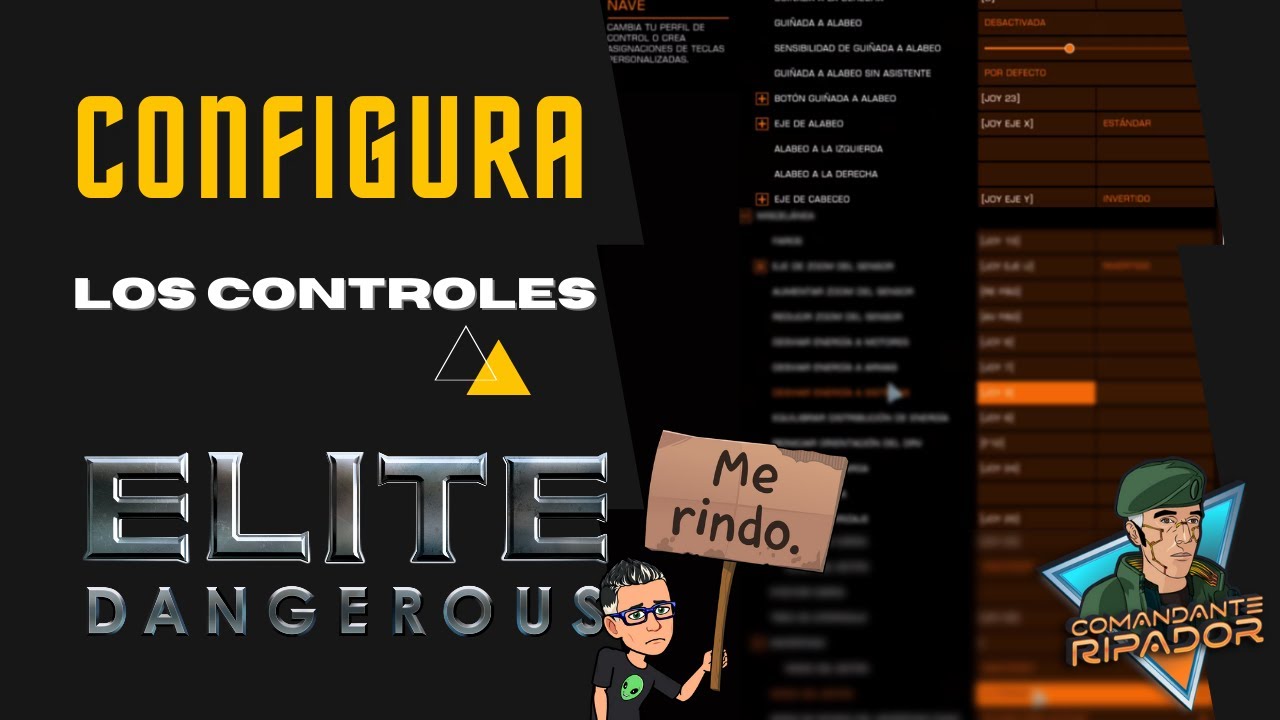 Configurar los controles de la nave en Elite: Dangerous Odyssey - YouTube