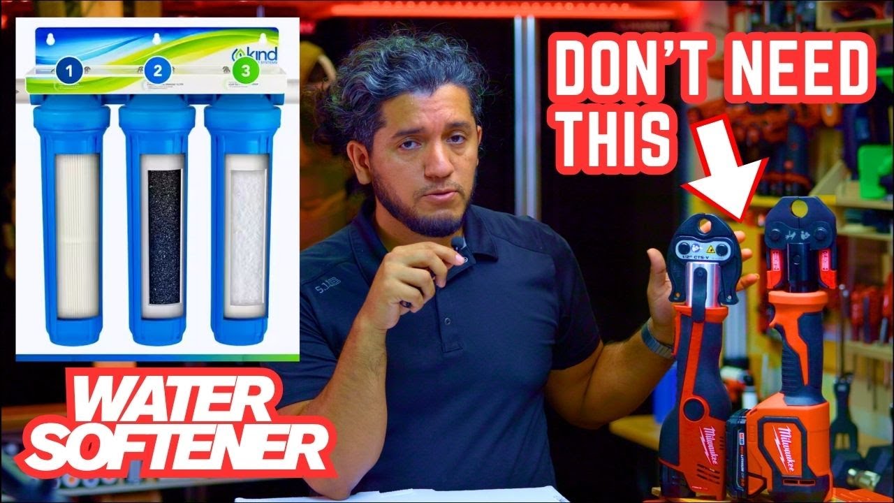 How to install a Water Softener DIY! - YouTube