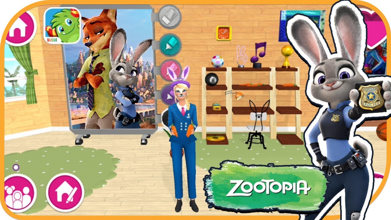 🚓'Zootopia' Judy Hopps Room HOUSE DESIGN IDEAS | Barbie Dreamhouse ...