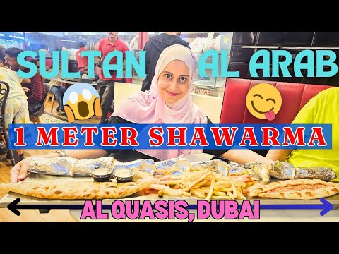 Sultan Al Arab Restaurant Dubai FOOD REVIEW | Arabic Shawarma ...