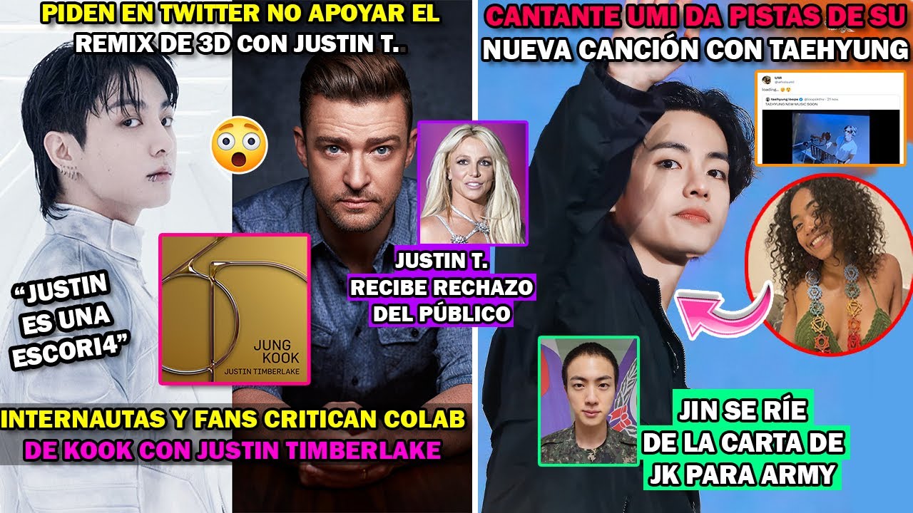 😮 FANS EN CONTRA DE REMIX JK Y J.TIMBERLAKE/JIN SE BURLA DE CARTA JK ...
