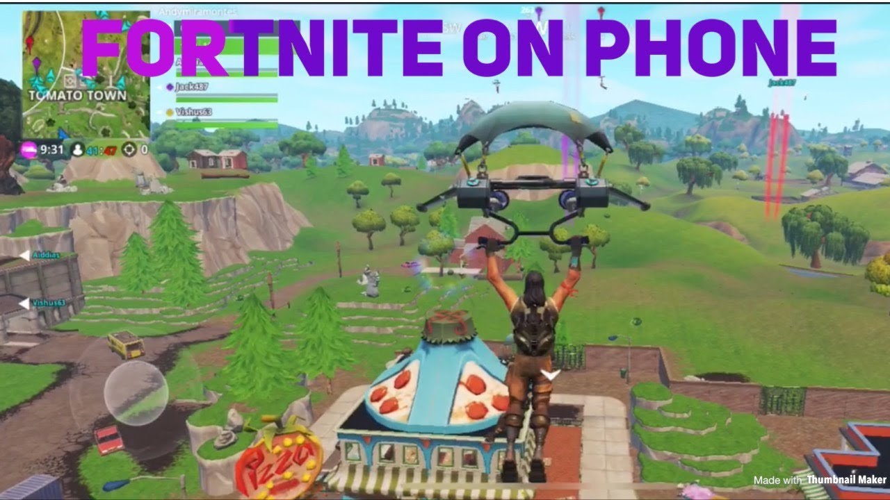 Fortnite on phone(first narration) - YouTube
