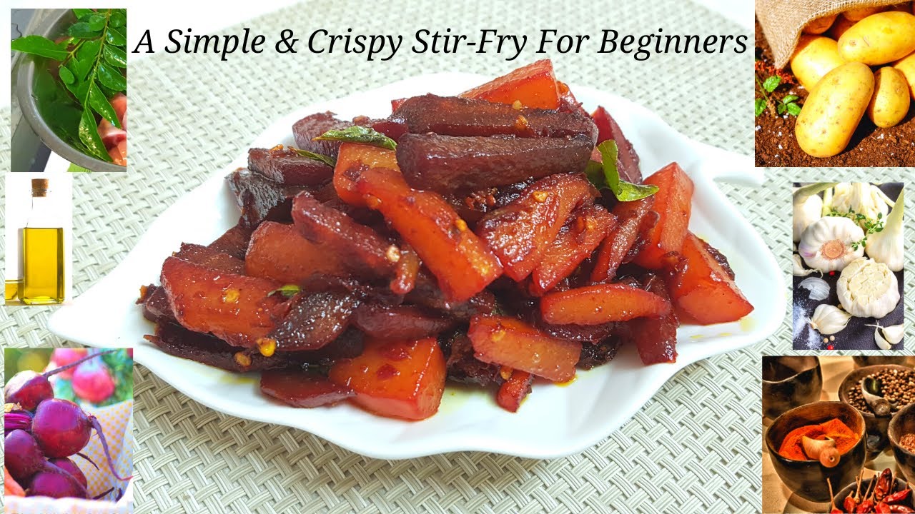 A Healthy Beetroot Stir- fry Recipe - YouTube