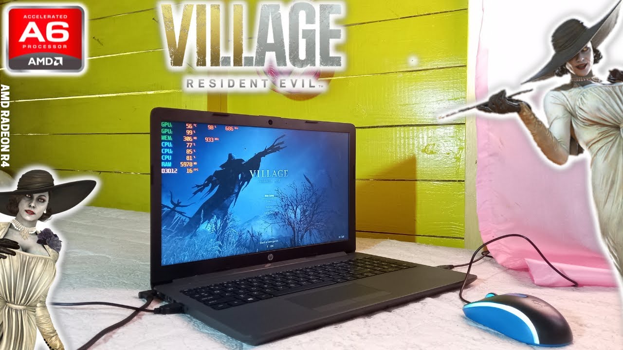 Resident Evil 8 Village (AMD A6, Radeon R4 Graphics) Low End Laptop ...