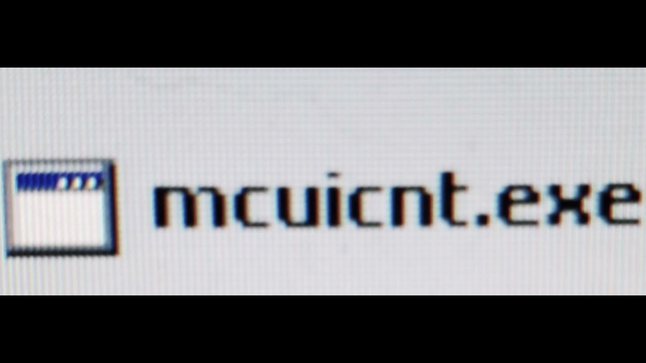 mcuicnt.exe - YouTube