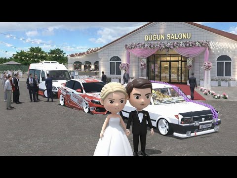 Etiket Tofask Oyununda Tofaş'ı Gelin Arabası Yaptık.!!(👰🏻‍♀️🤵🏻)#100 